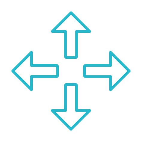 Move Selector Generic Color Outline Icon