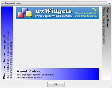 Screenshots Of Different Controls Wxwidgets