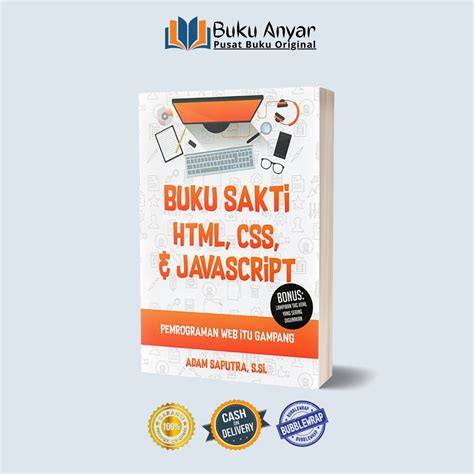Jual Buku Sakti Html Css And Javascript Pemrograman Web Itu Gamp Adam Saputra Ssi Shopee