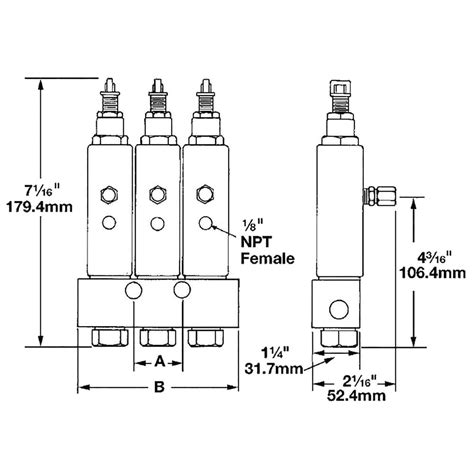 Lincoln 01 085780 4 Injector Four Manifold New Sl V Xl Single Line Lincoln Lube System