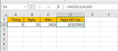 Cách Sử Dụng Hàm Date Trong Excel đơn Giản Dễ