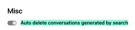 Can T Auto Delete Conversations Generated By Search Issue Sparticleinc Chatgpt Google