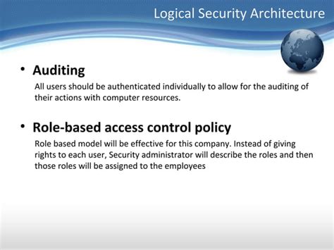 Development Of Security Architecture Ppt