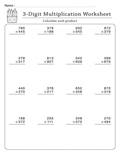 Printable Multiplication Math Worksheets Free Download And Print For You