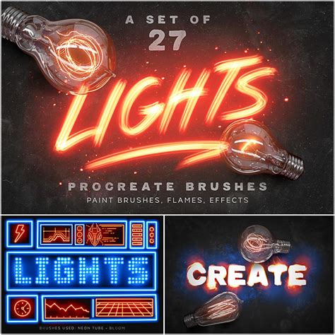 Lights Procreate Brushes Free Download