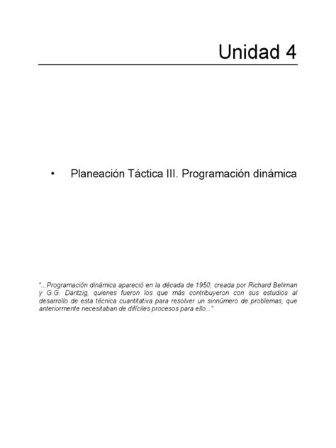 Programacion Dinamica Pdf Programación Dinámica Simulación