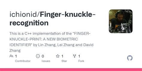 github ichionid finger knuckle recognition this is a c