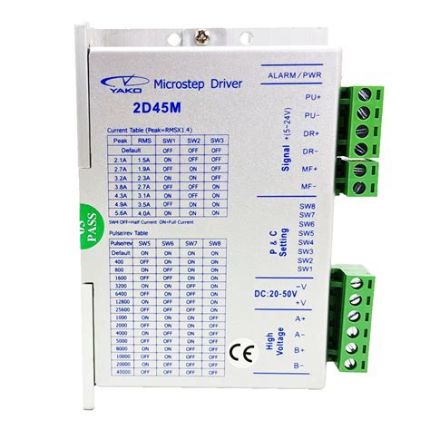 Yako 2d45m 2 Phase Stepper Motor Driver 32 Bit Dsp Control Stepper Motor Driver
