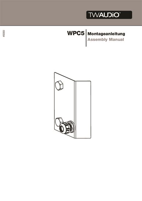 TWAUDiO WPC Montageanleitung DE EN V TWAUDiO