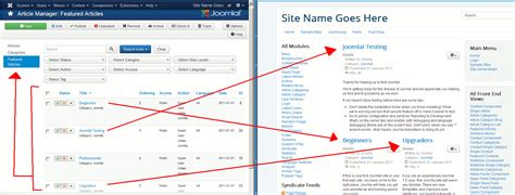 Joomla Menu Item Types Inmotion Hosting