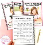 Third Grade Writing Curriculum Terrific Teaching Tactics