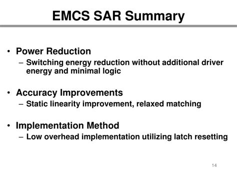 Ppt Enhanced Sar Adc Energy Efficiency From The Early Reset Merged