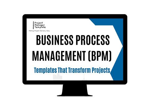 Business Process Management Bpm Strategy Template Project Templates