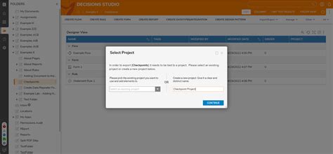 Importing And Exporting Projects Import And Export