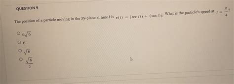 [solved] the position of a particle moving in the xy plan