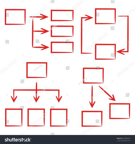 Flowchart Vector Design Set เวกเตอร์สต็อก ปลอดค่าลิขสิทธิ์ 425090257