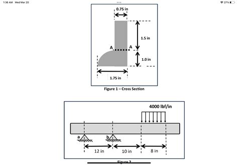 Solved Determine The Maximum Bending Normal Stress In