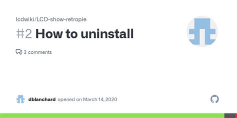how to uninstall · issue 2 · lcdwiki lcd show retropie · github