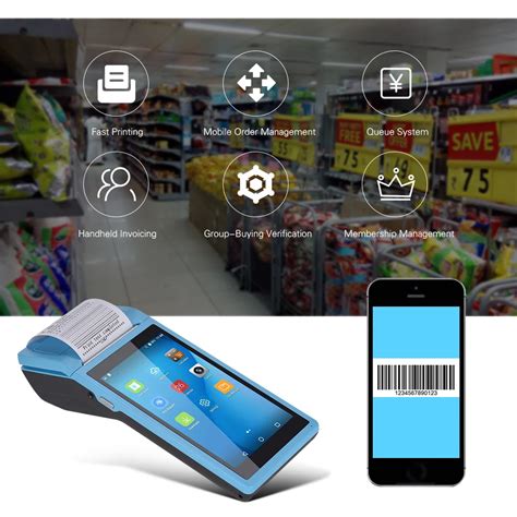 All In One Handheld Pda Printer Smart Pos Terminal Wireless Portable