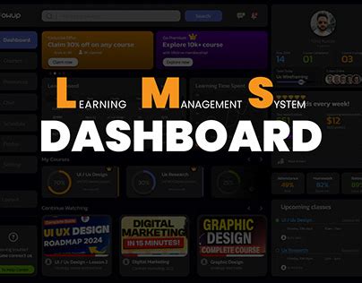 Lms Dashboard Student Projects Photos Videos Logos Illustrations And Branding Behance