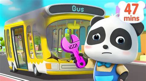 کارتون بیبی باس با داستان چرخ در اتوبوس