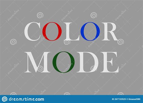 Color Mode Text Vector T Shirt Design Multicolor Typography Vector Design Stock Vector