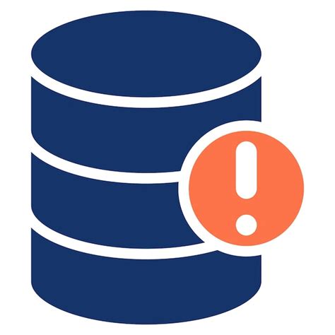 Premium Vector Database Alert Vector Illustration