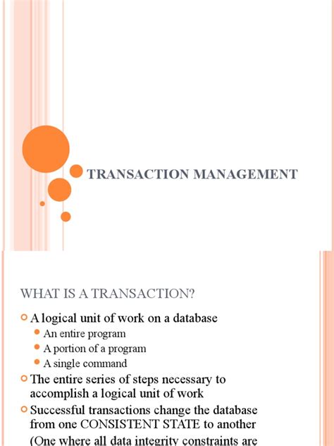 Transaction Management | PDF | Database Transaction | Databases