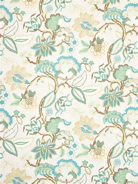Scalamandre Multidimensional Tree Of Life Jacobean Embroidered Crewel Fabric 3 Yards Celadon Etsy
