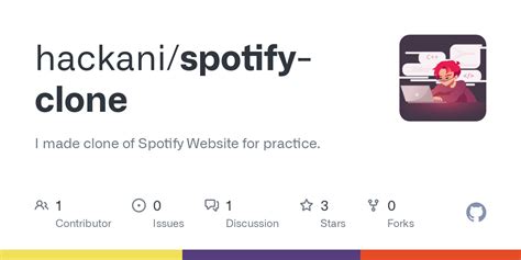 GitHub Hackani Spotify Clone I Made Clone Of Spotify Website For Practice