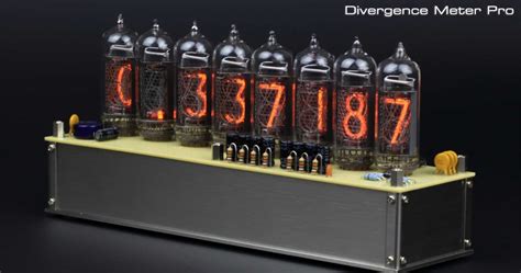 Divergence Meter Working Replica From Steins Gate With Real Nixie Tubes