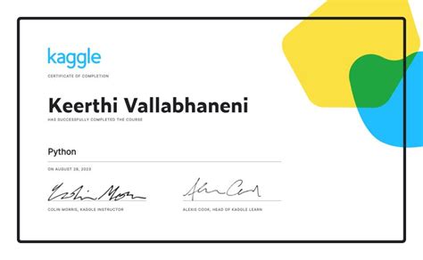 Completed Intro To Python Course Keerthi Vallabhaneni Posted On