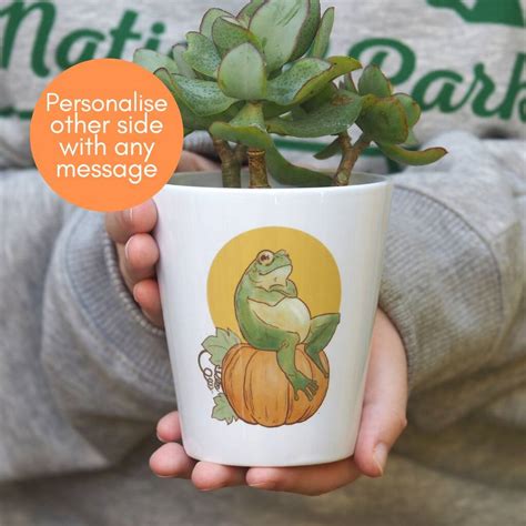 Frog Gives No Fucks Pumpkin Plant Pot Halloween T By So Close