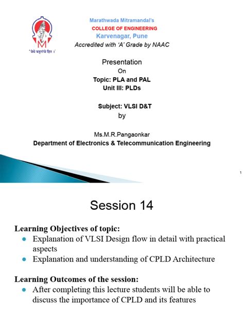 Vlsi Dandt Lect 14 Pdf Electronic Circuits Computer Hardware