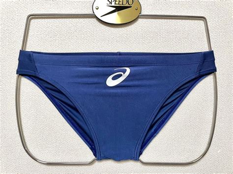 レア Asics アシックス 競泳水着 競パン ハイドロcd Mサイズ ネイビー Ama87t Mサイズ ｜売買されたオークション情報