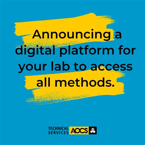 Aocs 🔬 Exciting News From Aocs Were Thrilled To Introduce Our New Platform For Lab Testing
