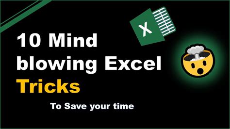 Excel Like A Pro 🔥 10 Excel Hacks Saves Your Time Excel