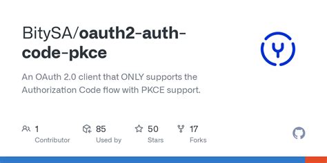 GitHub BitySA Oauth Auth Code Pkce An OAuth Client That ONLY Supports The Authorization