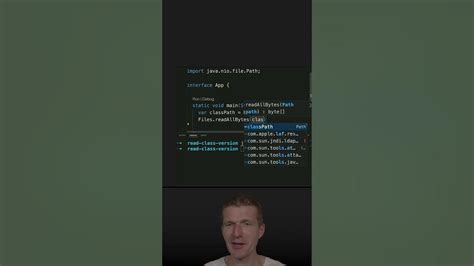reading version from class file java shorts coding airhacks youtube