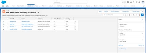Salesforce List View SalesForce FAQs
