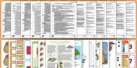 Eyfs Maths Finds One More Using Objects Planning Pack