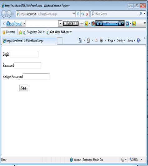 CompareValidator Control In ASP NET
