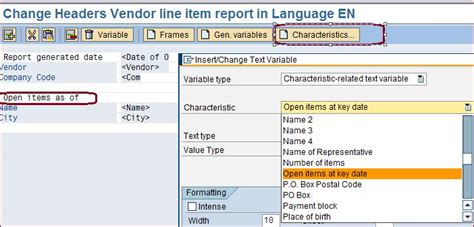 Customizing Header Rows In Standard Reports Like F Sap Community