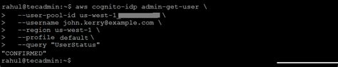 Fixed Aws Congnito User Status Shows Force Change Password Tecadmin Tecadmin