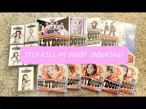 Unboxing ITZY 있지 7th Mini Album KILL MY DOUBT Cassette Digipack A D Limited Edition Ver