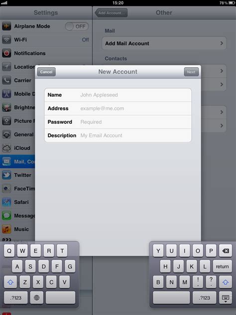 Setup Your Mailbox In IPad ExeWiki