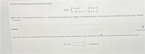 solved consider the following piecewise defined