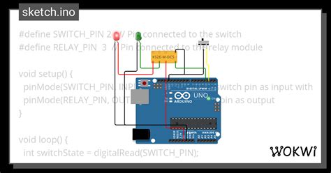Relay Dan Ledmyazid Wokwi Esp32 Stm32 Arduino Simulator