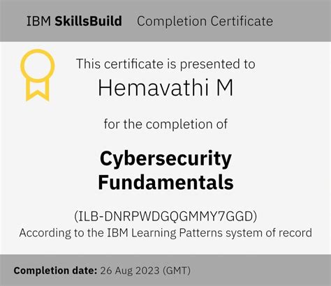 Hemavathi Mohan On Linkedin Thanks For Ibm Skillbuild Learning For Exploring About New Course And