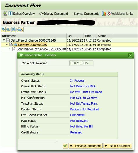 Delivery Status Is In Process Even After PGI SAP Community